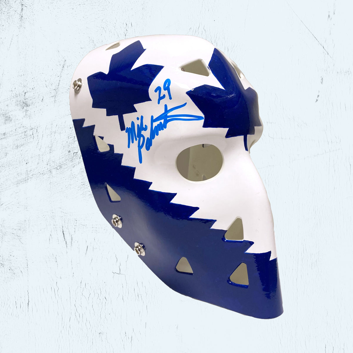 Toronto Maple Leafs Custom Fibreglass Replica 3/4 Mask – Mike Palmateer ...